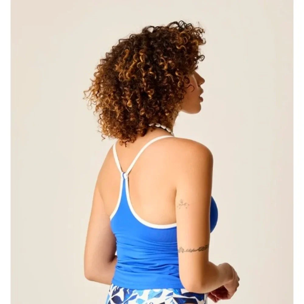 Carve Designs | Swim | Carve Designs Stinson Tankini Top Blue White ...